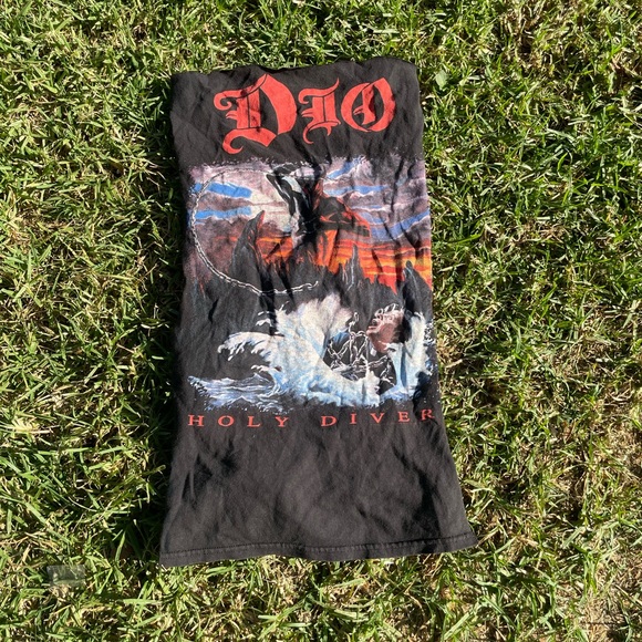 None | Other | Vintage Dio Holy Diver Back Hit Shirt Cut Out Patch ...